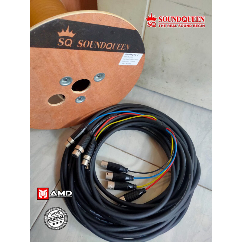 Jual kabel input 4 chanel soundqueen 10 meter | Shopee Indonesia