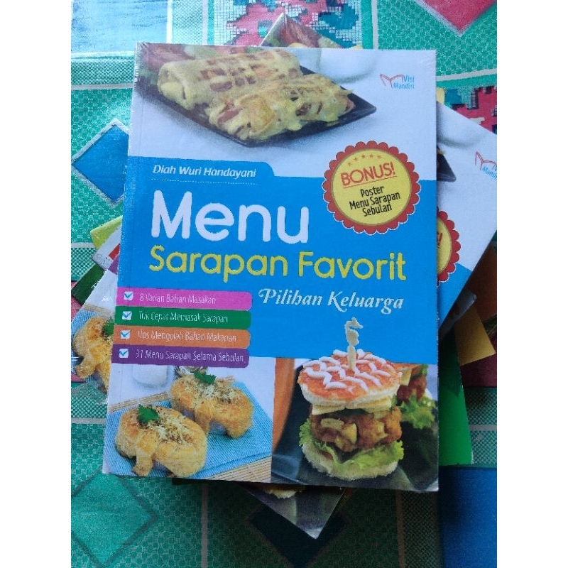 Jual Buku Masakan MENU SARAPAN FAVORIT Pilihan Keluarga, 8 Variasi ...