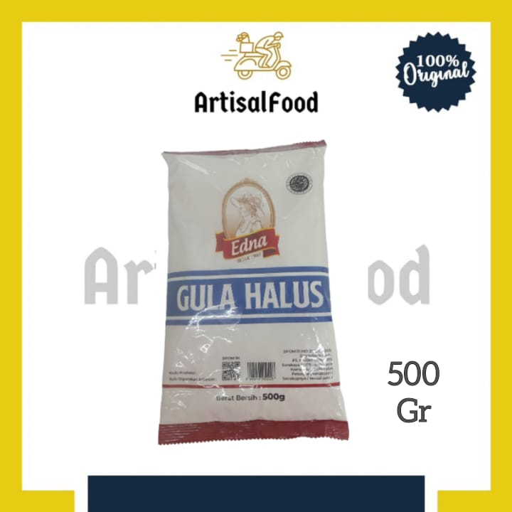 Jual EDNA Gula Halus Putih 500 GR | Shopee Indonesia