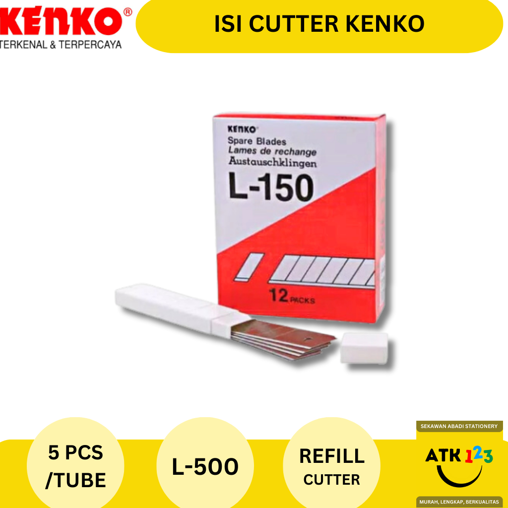 Jual KENKO Isi Cutter / Refill Cutter / Pisau Cutter Merk Kenko L-150 ...