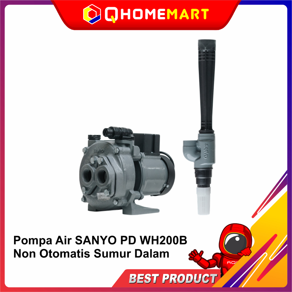 Jual Sanyo PD-WH200B Non automatic Pompa Air Sumur Dalam Jet Pump ...