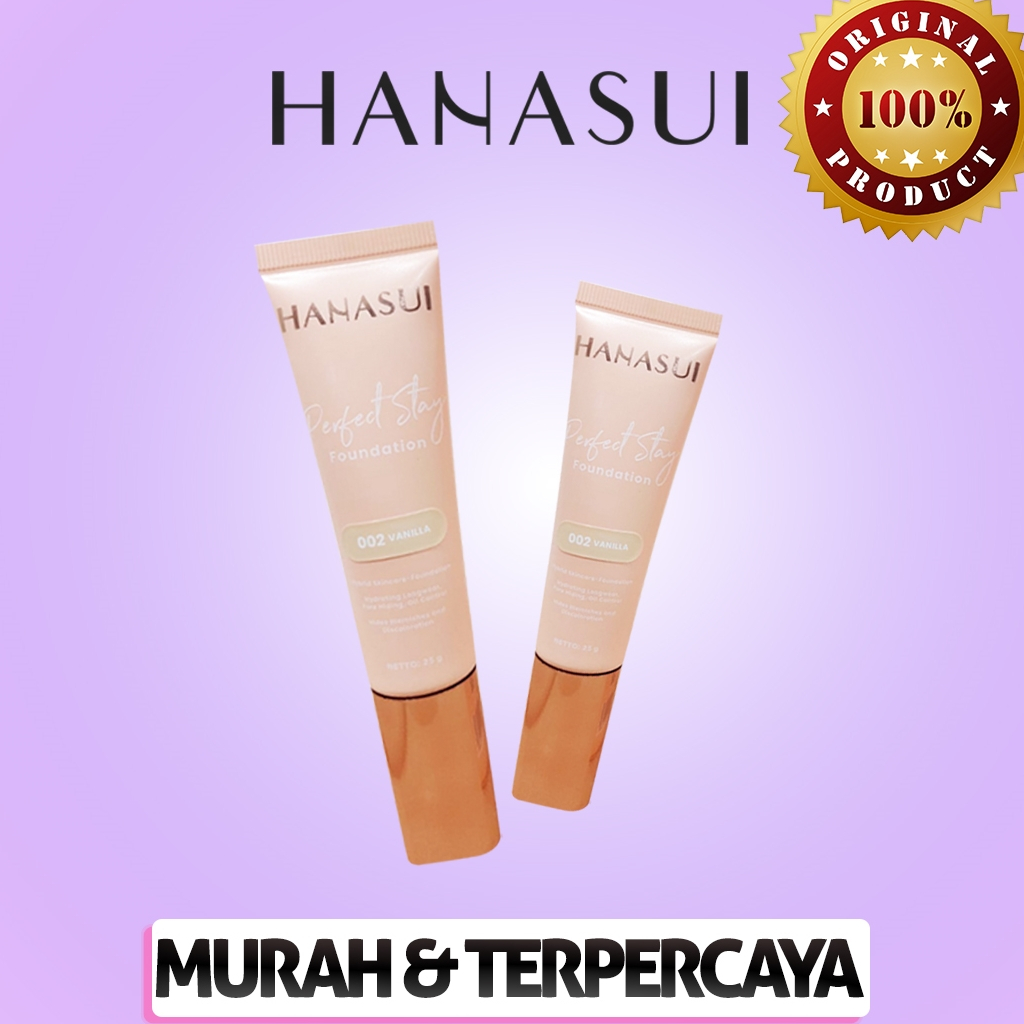 Jual HANASUI FOUNDATION PERFECT STAY 25GR - 18 SHADES COLOR | Shopee ...
