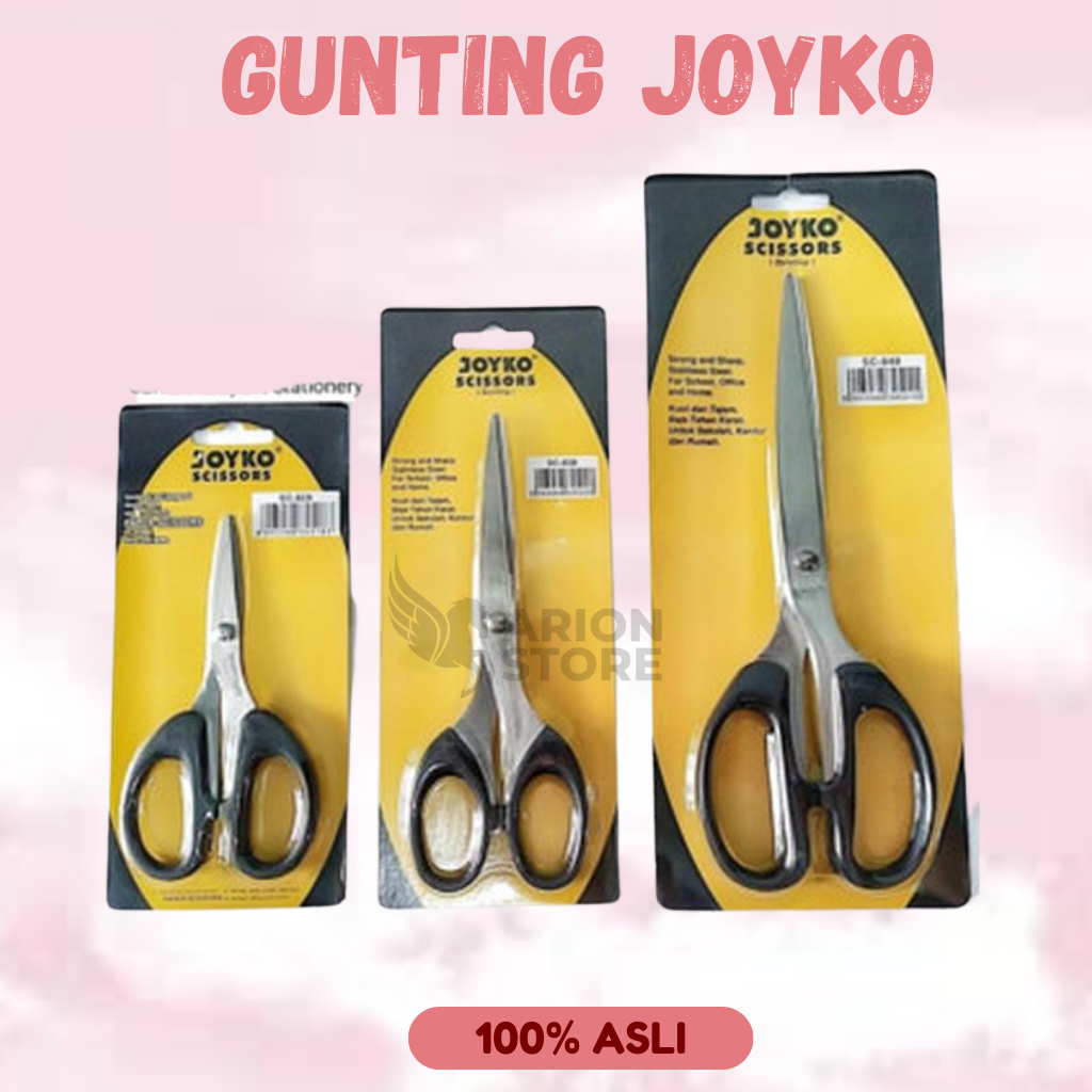 Jual Joyko Gunting Kecil SC-828 / Joyko Gunting Besar SC-848 / Joyko ...