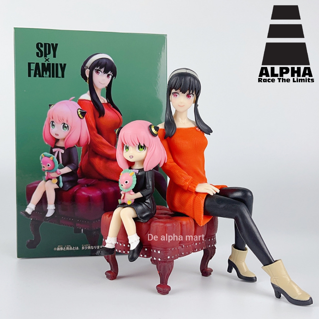 Jual ACTION FIGURE SET SPY X FAMILY ANYA FORGER CUTE CHIBI FACE ...