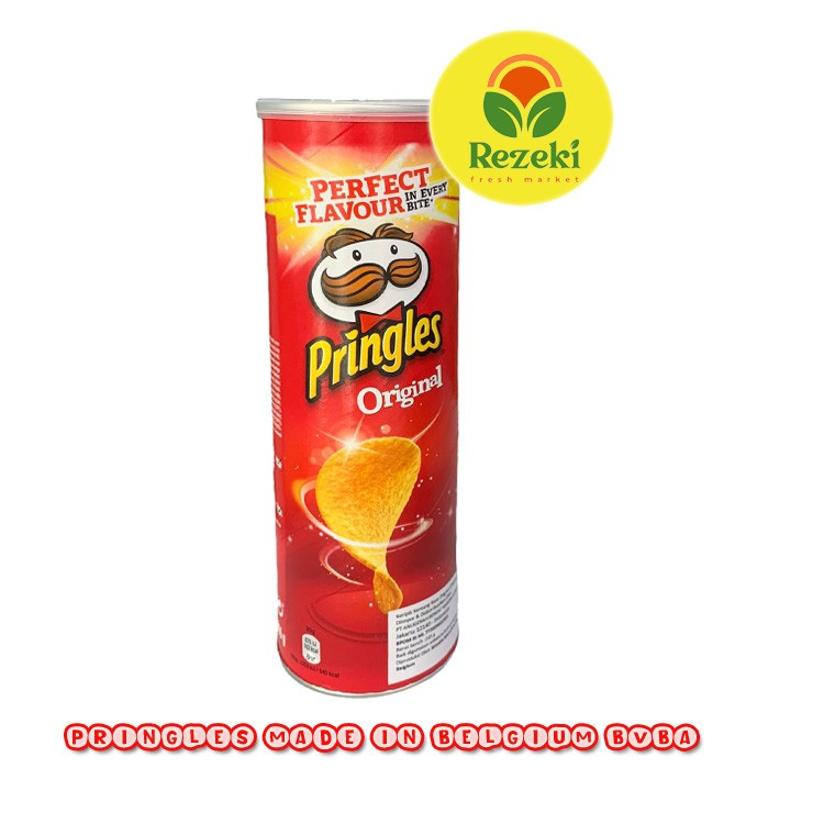 Jual Pringles Potato Crisps Original Made In Belgium [165 gr] | Shopee ...