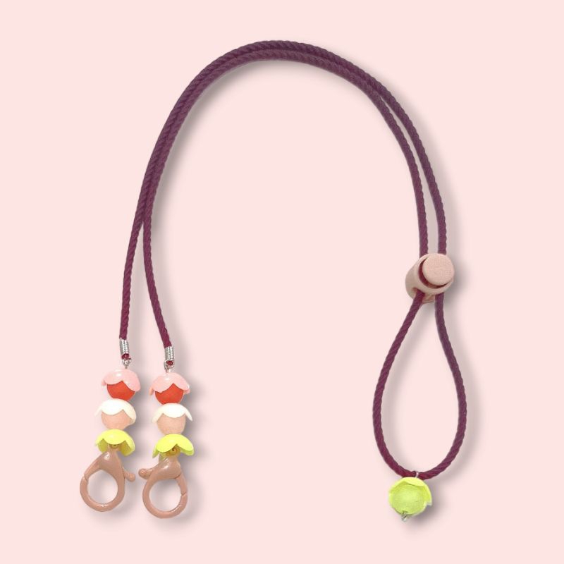 Jual LACE edition tali masker strap mask pastel 2in1 konektor hijab ...