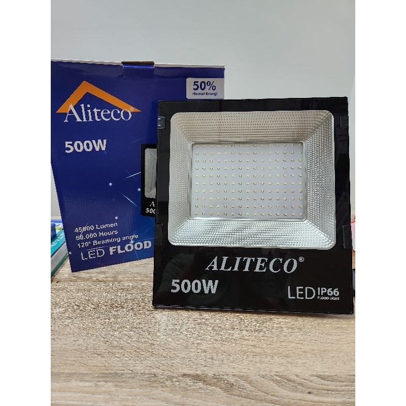 Jual ALITECO Kap Lampu Sorot LED 500 WATT / LAMPU TEMBAK LED FLOODLIGHT 500 WATT IP66 | Shopee ...