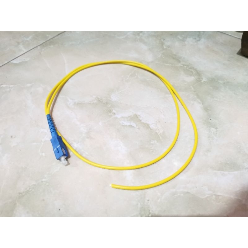 Jual kabel pigtail kuning sc 3 mm panjang 50cm patchcord patchcore ...