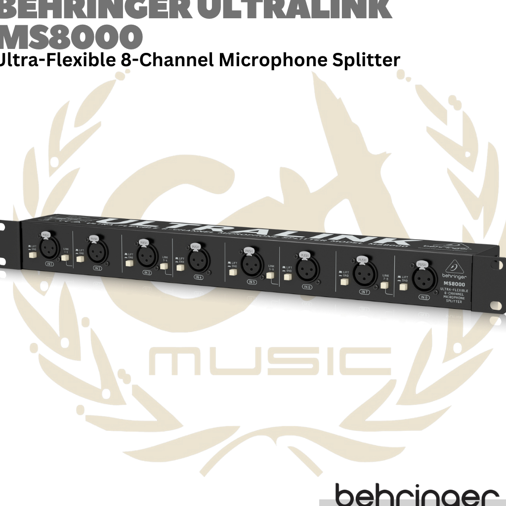 Jual BEHRINGER ULTRALINK MS8000 8 Channel Microphone Splitter | Shopee Indonesia