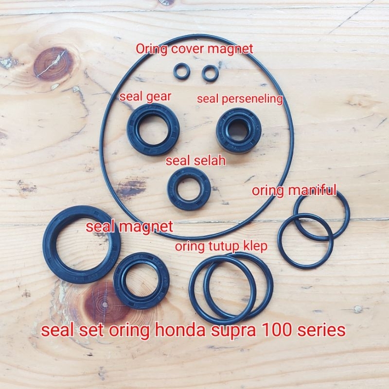 Jual seal set oring mesin honda supra 100 series supra supra x supra xx supra fit lama | Shopee ...