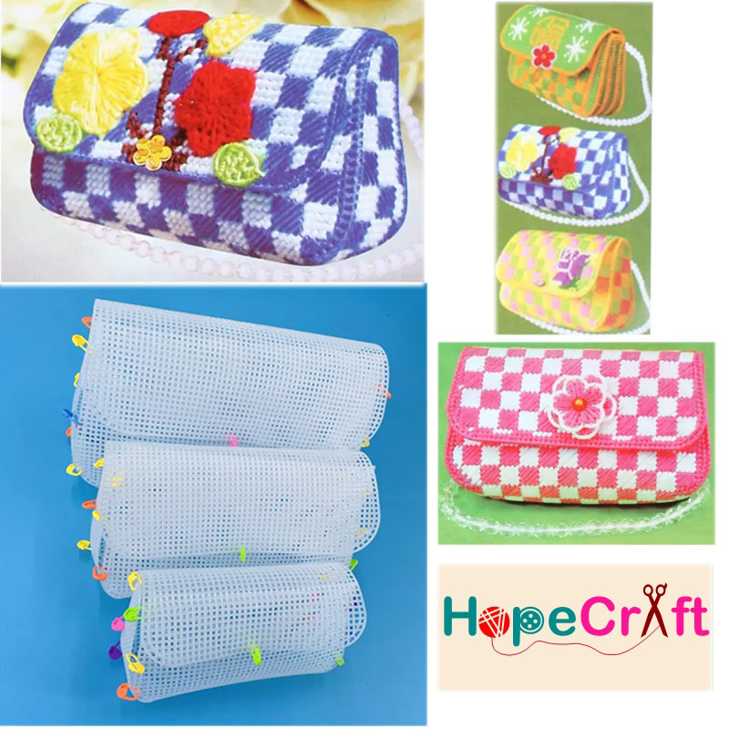 Jual Plastic Canvas Tas DIY / Jaring Rajut Tas / Kanvas Bentuk Tas DIY ...