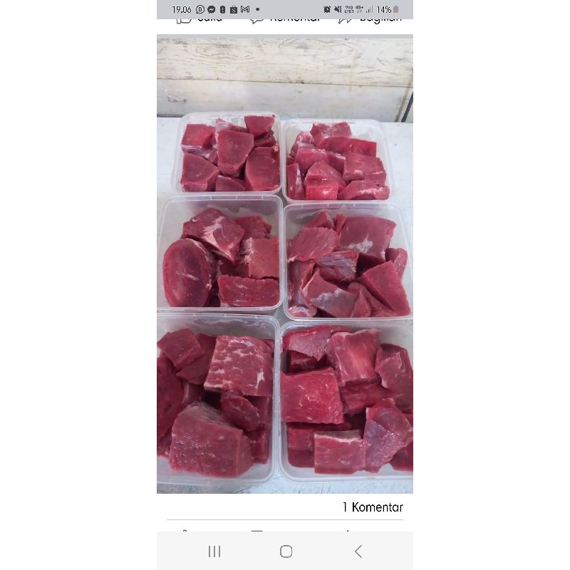 Jual Daging Rendang Super 1kg | Shopee Indonesia