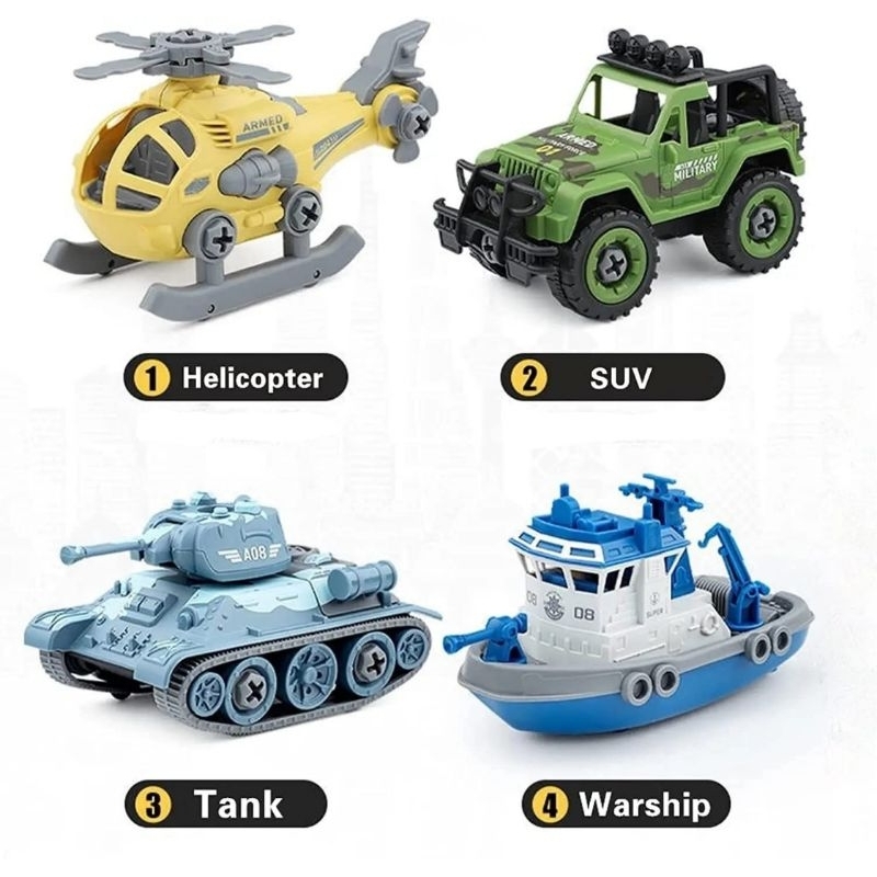 Jual Mainan Edukasi Merakit Bongkar Pasang Obeng Truck Kendaraan ...