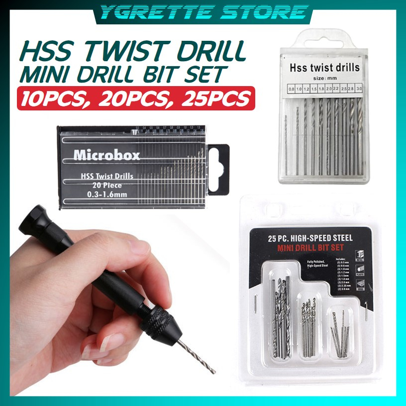 Jual YGRETTE - PALING MURAH BOR TANGAN MINI MANUAL BOR HSS TWIST DRILL ...