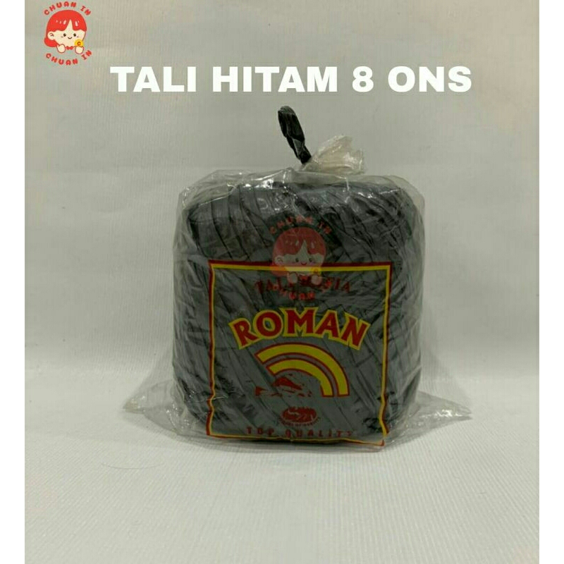 Jual Tali Rafia/Rapia Hitam 3 Ons Roman | Shopee Indonesia