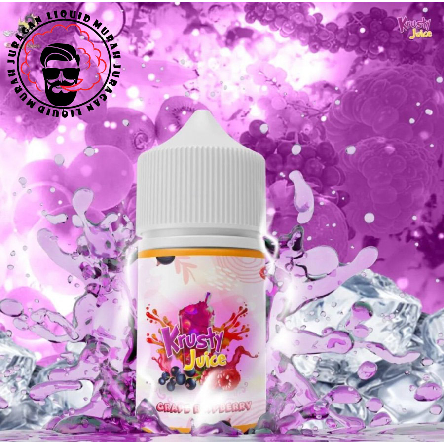 Jual KRUSTY JUICE GRAPE RASPBERRY PODS FRIENDLY LIQUID 30ML 15MG BY ...