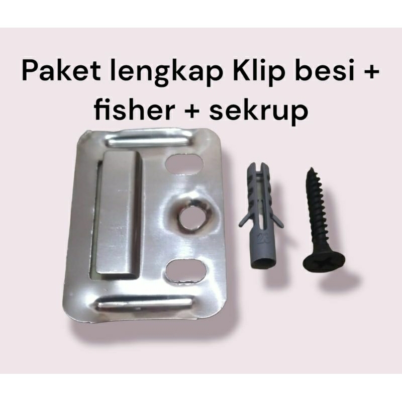 Jual klip wpc wallpanel/klip wpc + fisher +sekrup | Shopee Indonesia