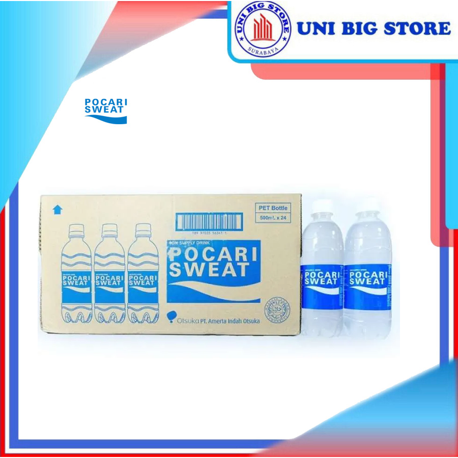 Jual Pocari Sweat Drink 500 mL x 24 bOTOL DUS Ion Supply Minuman | Shopee Indonesia