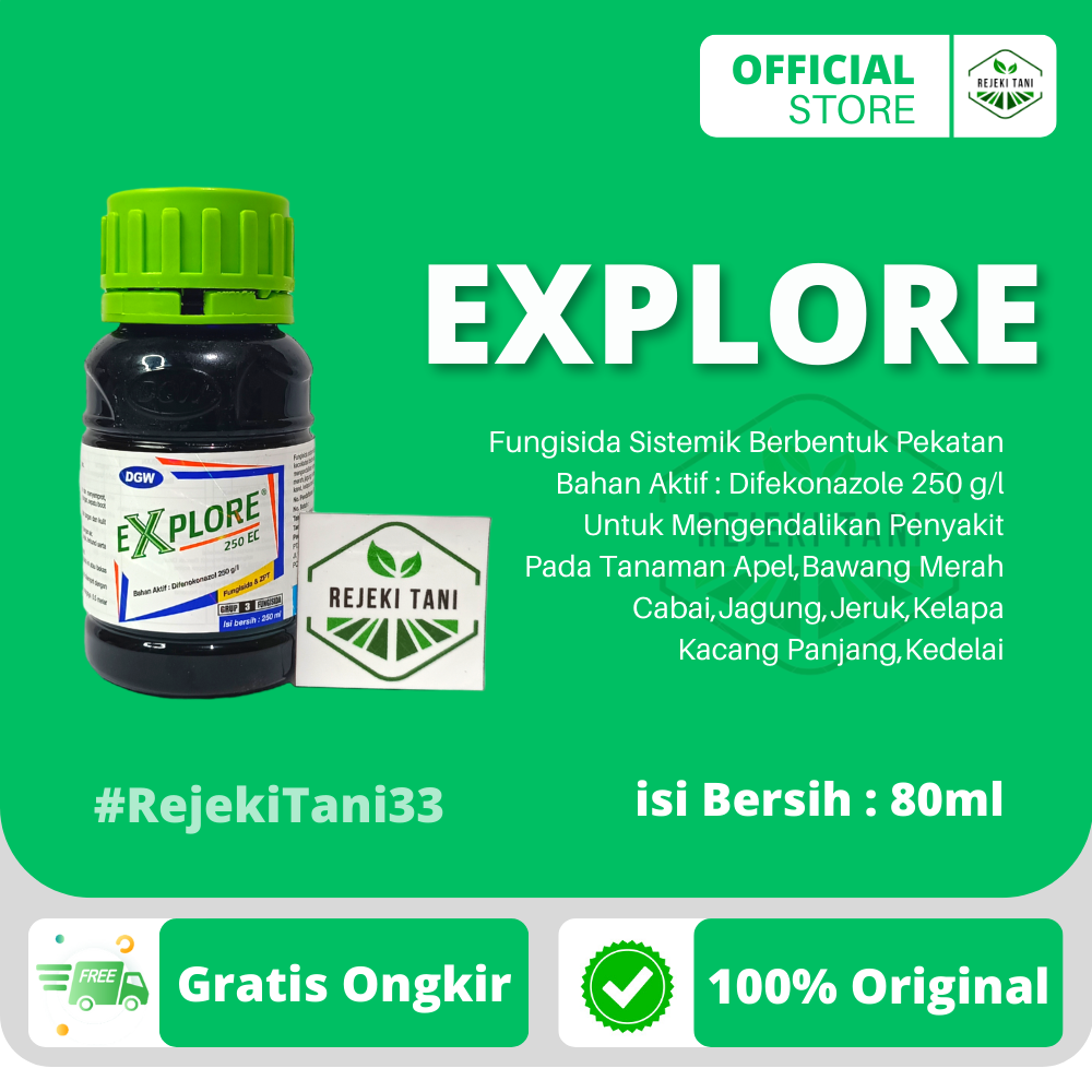 Jual Fungisida EXPLORE 250 EC 80ml + ZPT Sistemik Berbentuk Pekatan ...