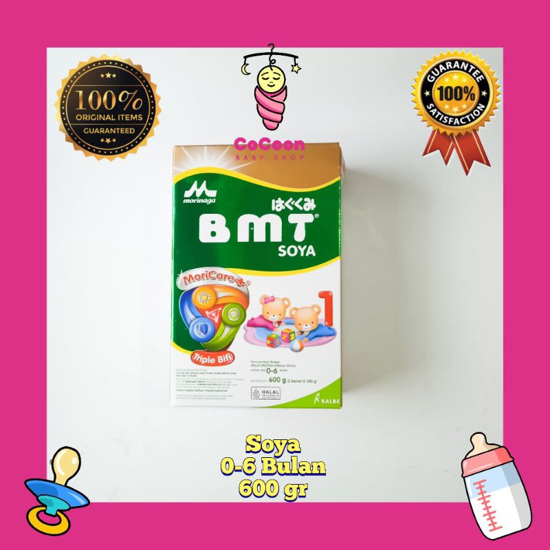 Jual Susu Formula Bayi Morinaga BMT Soya Soy 0-6 Bulan 600 gr 600gr ...