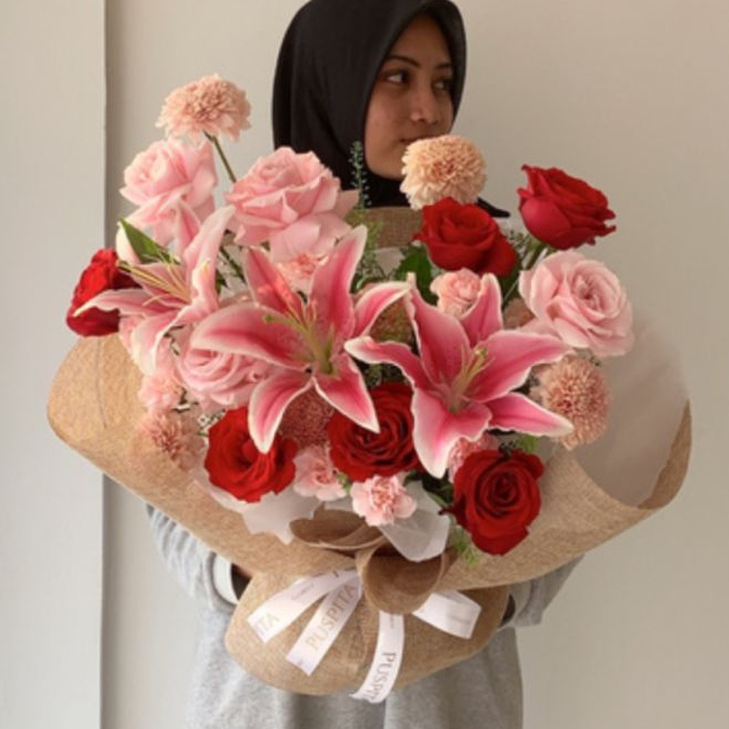 Jual BOUQUET BUNGA "Large Lily" (FRESH FLOWER / BUNGA ASLI / BUNGA ...