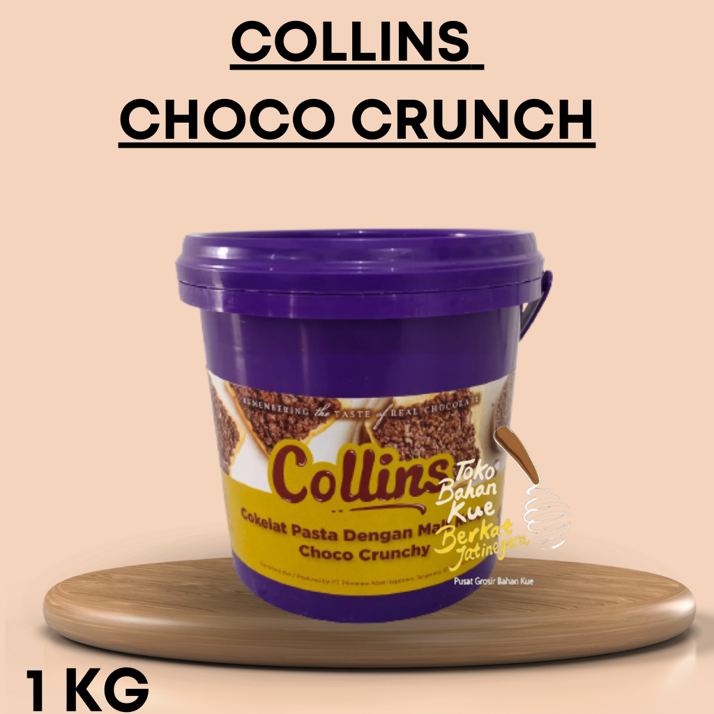Jual COLLINS DIP GLAZE 1 KG CHOCO CRUNCH / TOPPING DONAT PISANG NUGGET ...