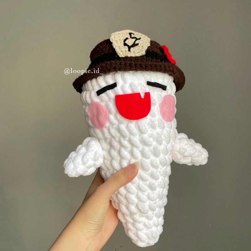 Jual Hu Tao Ghost Genshin Impact Crochet | Hu Tao Rajut | Shopee Indonesia