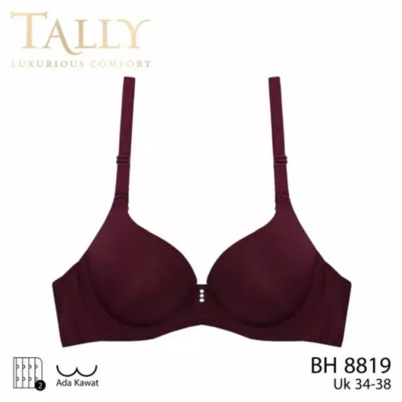 Jual TALLY bra Push UP Polos 8819 Busa Tebal Berkawat Cup B Original | Shopee Indonesia