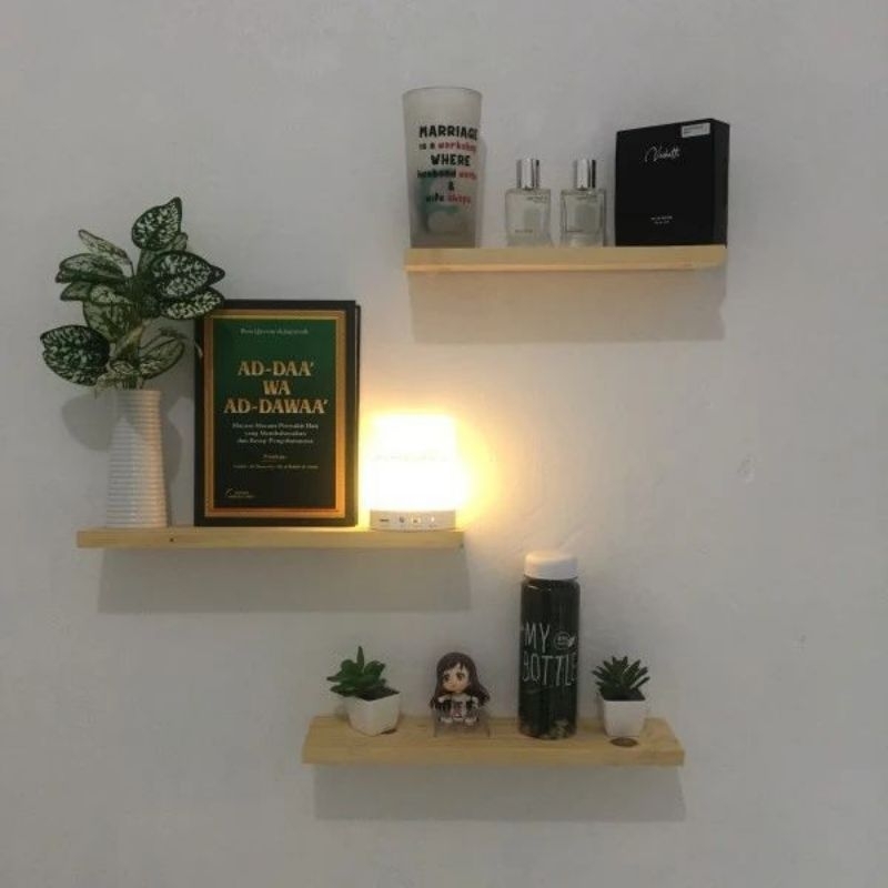 Jual Rak dinding ambalan / papan ambalan / rak dinding murah | Shopee ...