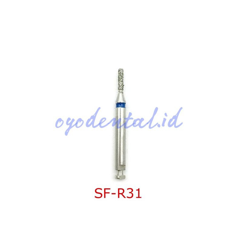 Jual Dental Diamond Bur Low Speed Round Bulat BR Fissure TC | Shopee ...