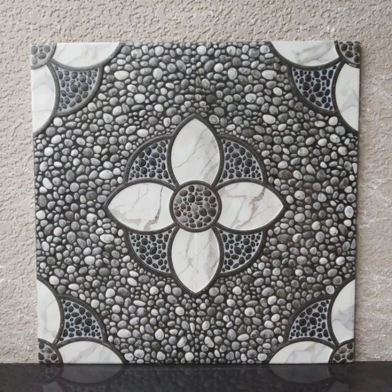 Jual Keramik Lantai Kasar Timbul 40x40 CORALITO GREY Mulia | Shopee ...