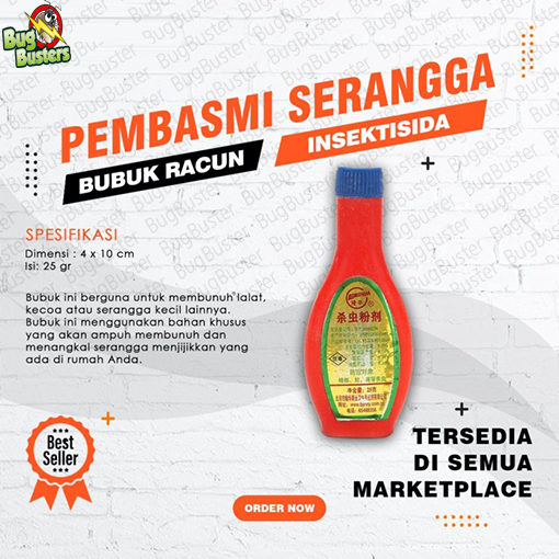 Jual LONGHUA Bubuk Racun Pembasmi Serangga Powder Insektisida 25gr ...