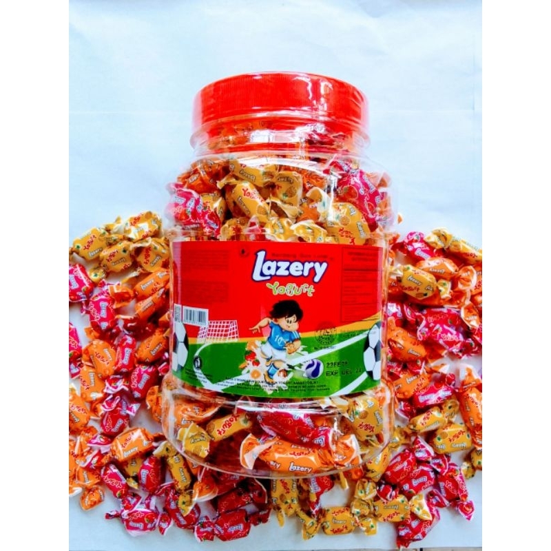 Jual grosir permen lazery toples rasa buah ( isi 200 butir ) | Shopee ...