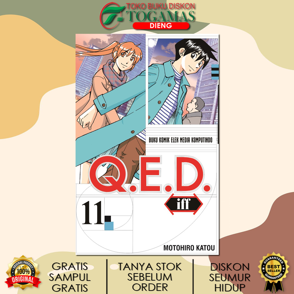 Jual SERI KOMIK QED Q.E.D. IFF KARYA MOTOHIRO KATOU | Shopee Indonesia