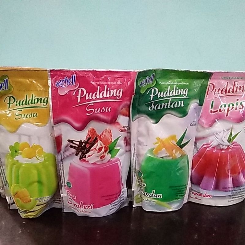Jual NUTRIJELL PUDDING SUSU/PUDDING LAPIS ANEKA RASA | Shopee Indonesia