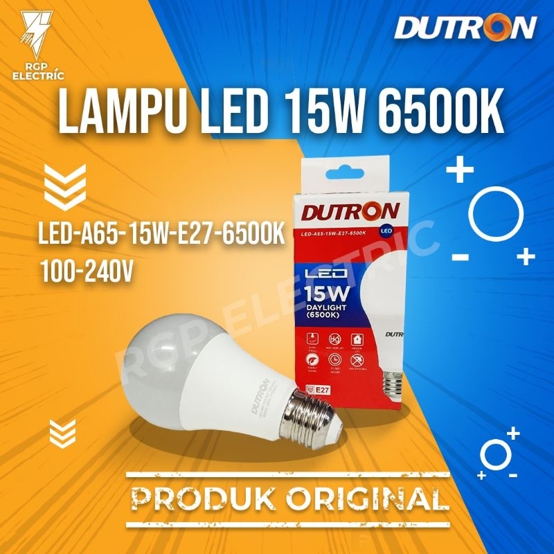 Jual Lampu LED Dutron 15 Watt Putih 6500K | Shopee Indonesia