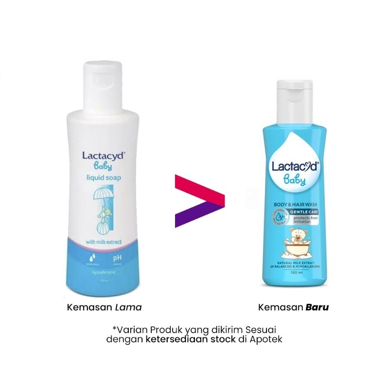 Jual Lactacyd Baby Liquid 60 ml, 150 ml, 250 ml | Shopee Indonesia