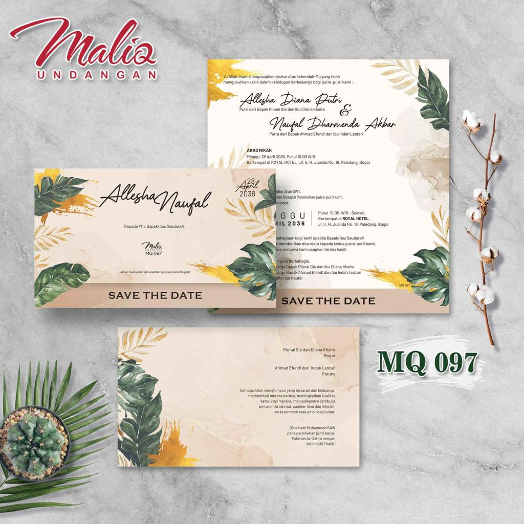 Jual langko Undangan Maliq 97 | Blangko Undangan kosong | Kertas ...