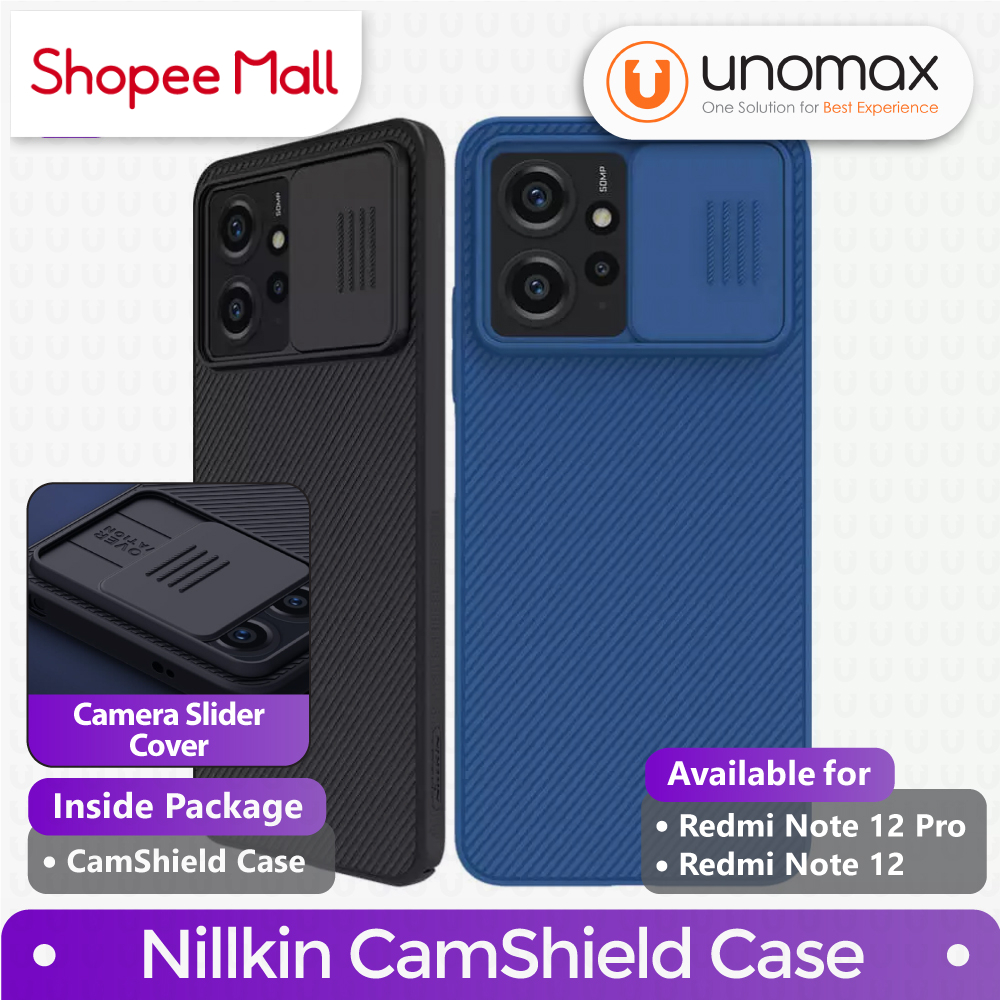 Jual Case Xiaomi Redmi Note 12 / Note 12 Pro Nillkin CamShield Camera ...