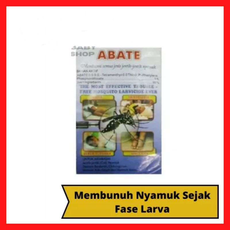 Jual abate obat pembasmi jentik nyamuk dan larvasida bpom pembasmi ...