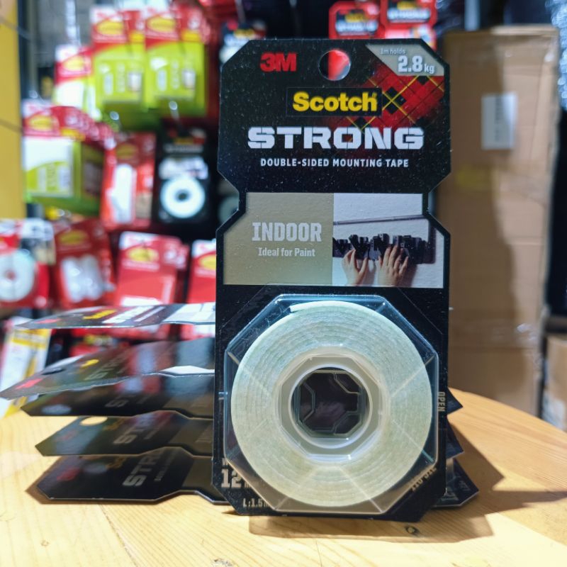 Jual Double Tape Scotch Strong Indoor 110-S12 Mounting Tape | Shopee ...