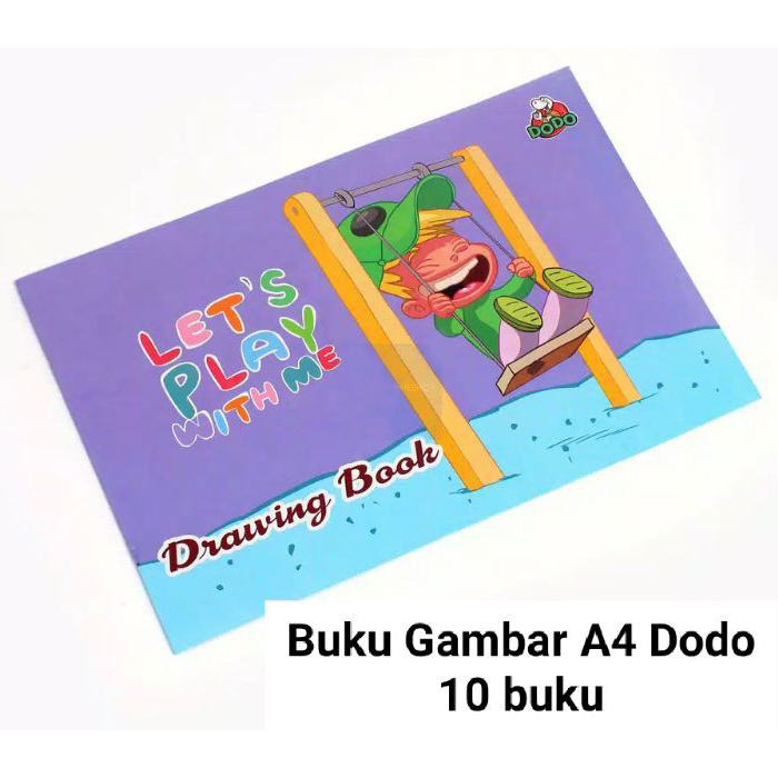 Jual (1 PAX / 10 BUKU) Buku Gambar A4 Dodo / Drawing Book A4 Dodo ...