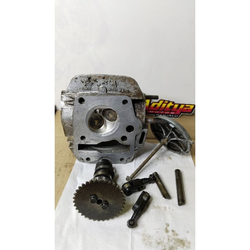 Jual SILINDER CYLINDER HEAD KOP SUPRA 125 FI FULL ISI | Shopee Indonesia