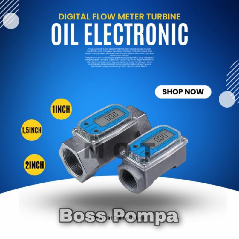 Jual flowmeter solar 1 inch Digital Flow meter solar 1 in Digital ...