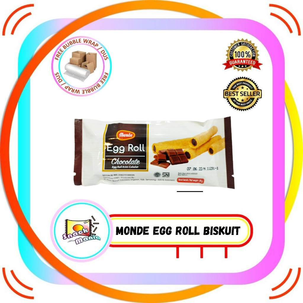 Jual Monde Egg Roll Chocolate Stick Biskuit 35 gr | Shopee Indonesia