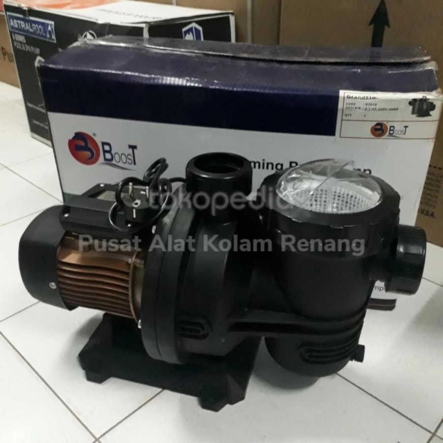 Jual Pompa Kolam Renang 1 HP Boost Tipe Grand Flo / Pompa Kolam Renang ...