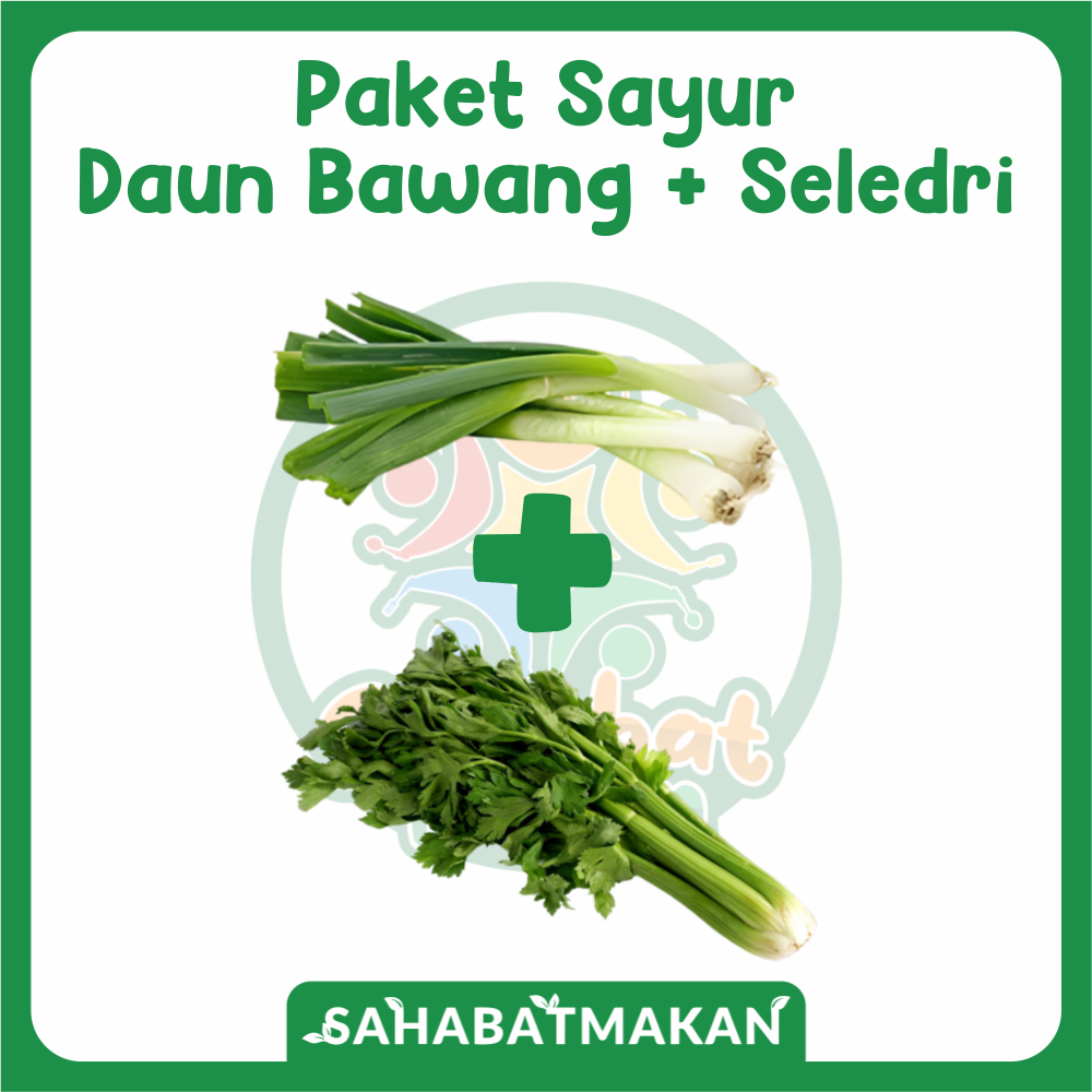 Jual Paket Mix Sayur Daun Bawang / Loncang + Seledri — Sahabat Makan ...