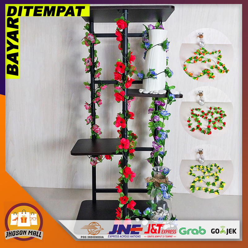 Jual JM Bunga Hias Rambat Home Decor Bunga Rambat Ukuran ± 2.2-2.3 mtr ...