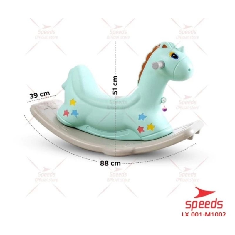 Jual SPEEDS Mainan Anak Kuda Ride On Kuda Dorong Jungkat Jungkit Mainan ...