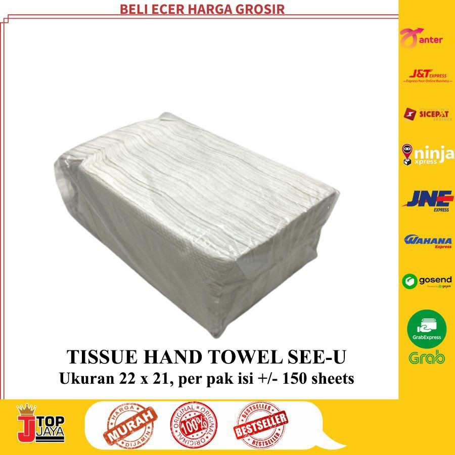 Jual Tissue SeeU See U Hand Towel Plain Wrap Tisu Wastafel Toilet | Shopee Indonesia